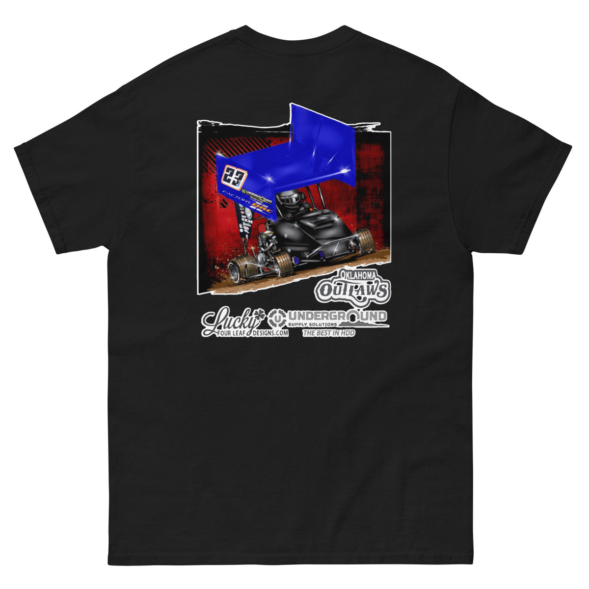 2023-2024 JJ Parrish Outlaw Classic tee – Lucky Four Leaf Designs
