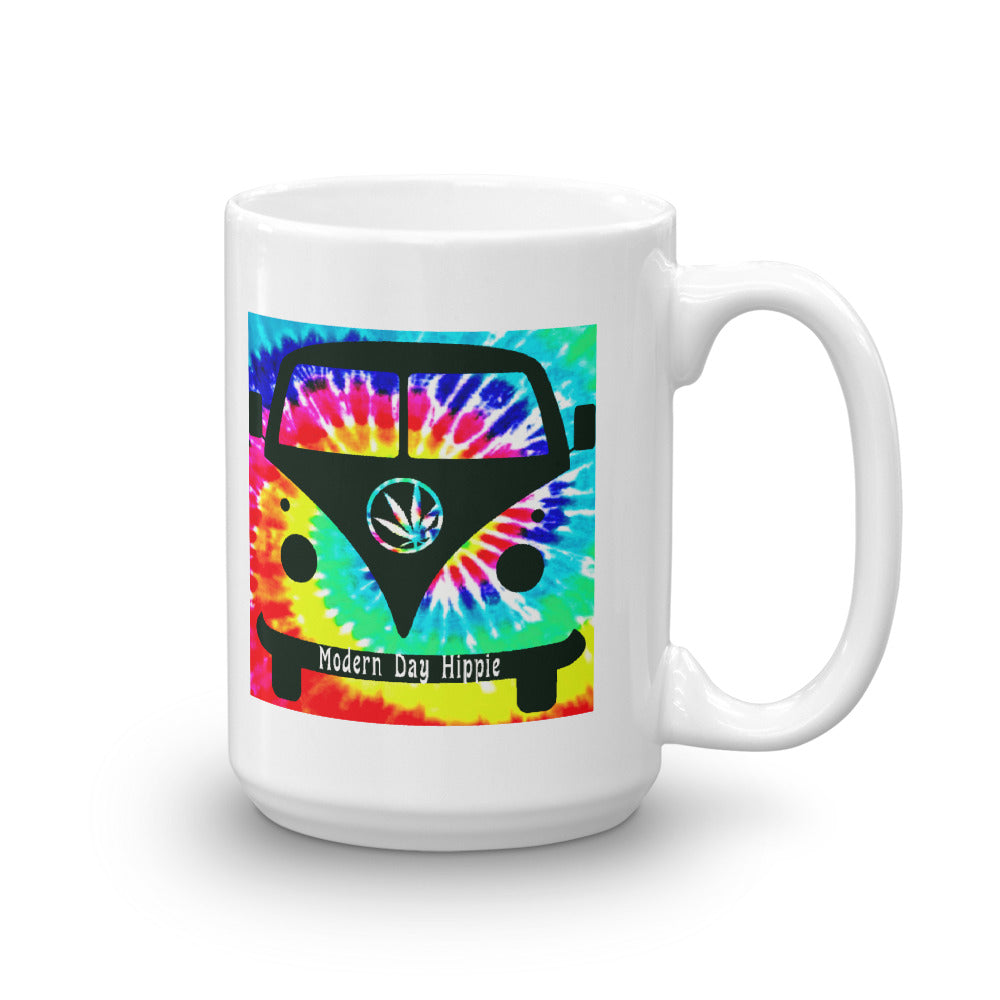 Bus Modern Day Hippie Mug – Lucky Four Leaf Designs